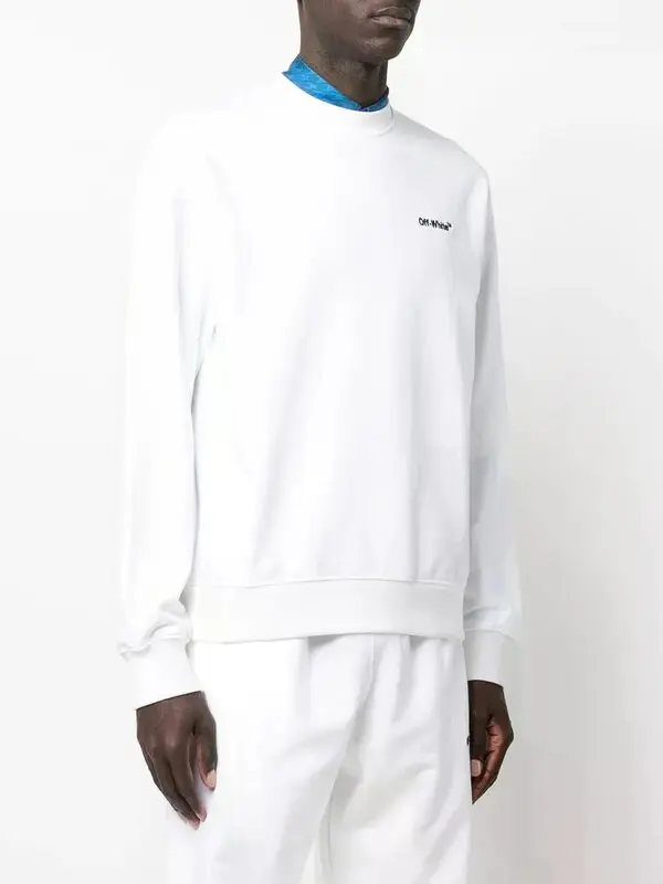 Off-White Helvetica Crew-neck Sweatshirt