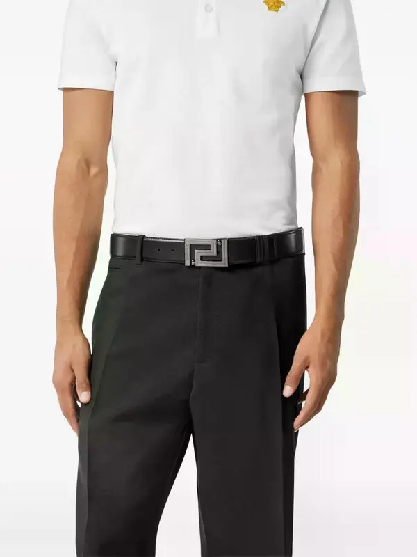 Versace Greca Leather Belt