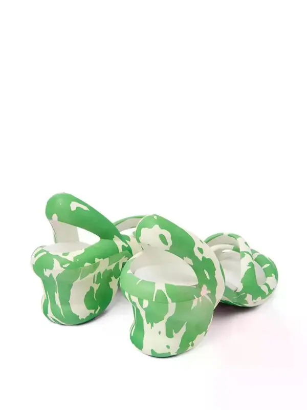 Camper Kobarah Slingback Sandals - Green