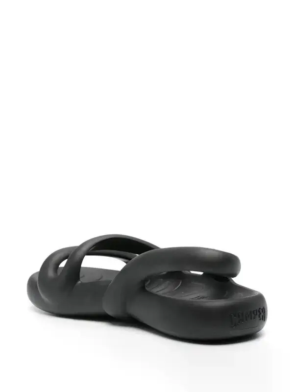 Camper Kobarah Moulded Flat Sandals - Black