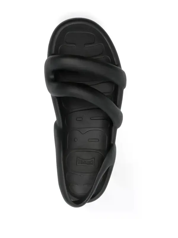 Camper Kobarah Moulded Flat Sandals - Black