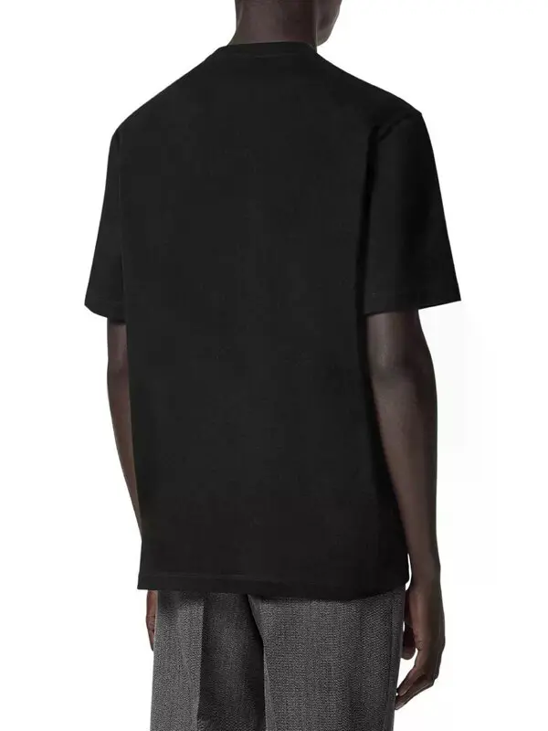 Versace Medusa-embroidered T-shirt