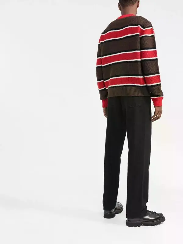 Dsquared2 Jacquard Logo Striped Jumper