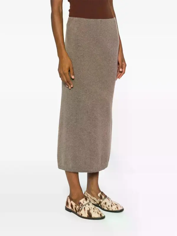 Kristensen Du Nord Cashmere Knitted Midi Skirt