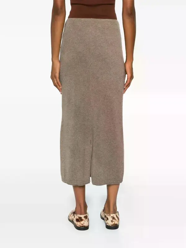 Kristensen Du Nord Cashmere Knitted Midi Skirt