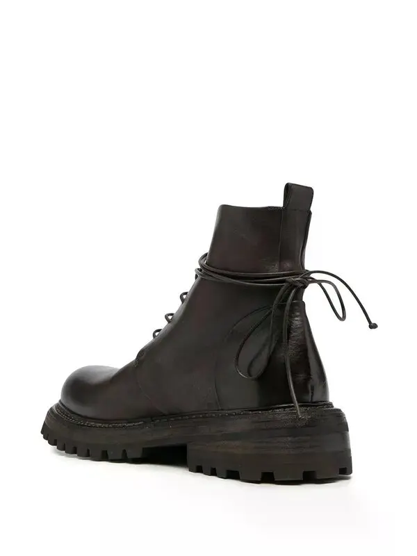 Marsèll Carrucola Leather Combat Boots