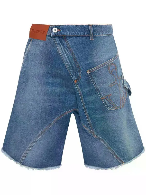 JW Anderson Twisted Denim Shorts