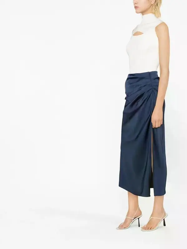 Simkhai Easton Cut-out Ribbed Top