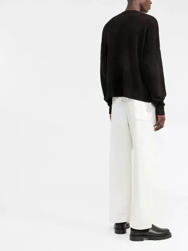 Palm Angels Palm Tree Print Linen Jumper