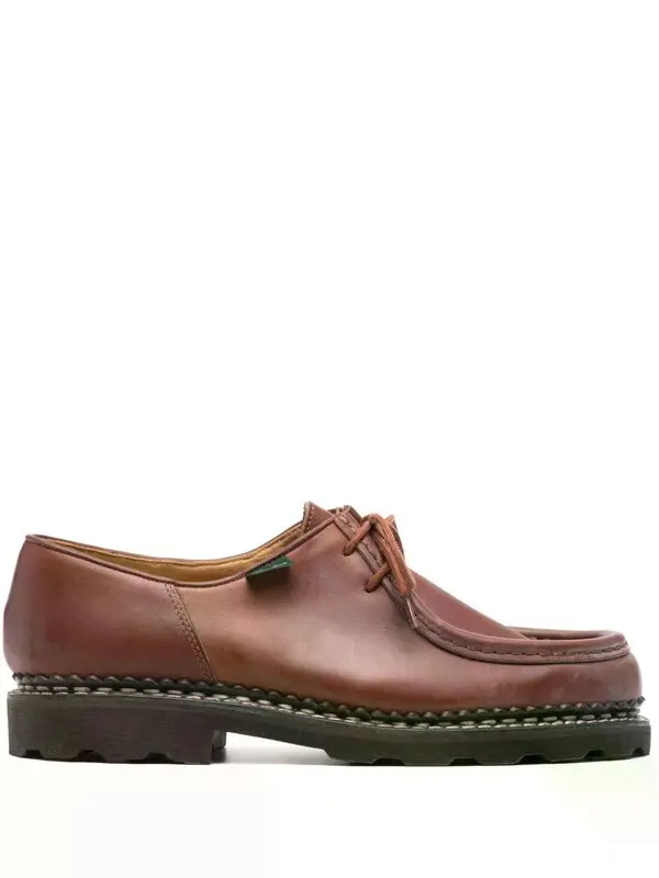 Paraboot Michael Leather Derby Shoes - Brown