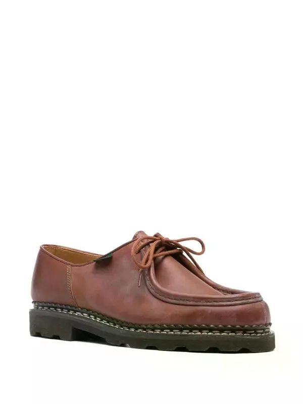 Paraboot Michael Leather Derby Shoes - Brown