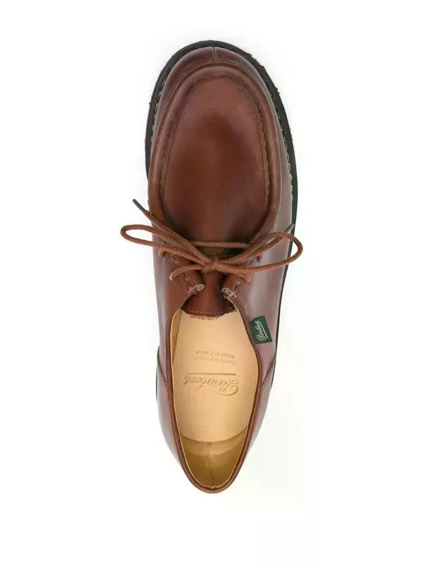 Paraboot Michael Leather Derby Shoes - Brown