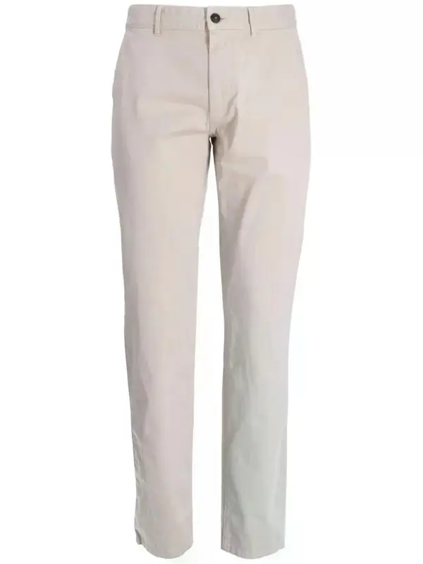 BOSS Mid-rise Stretch-cotton Chinos - Neutrals