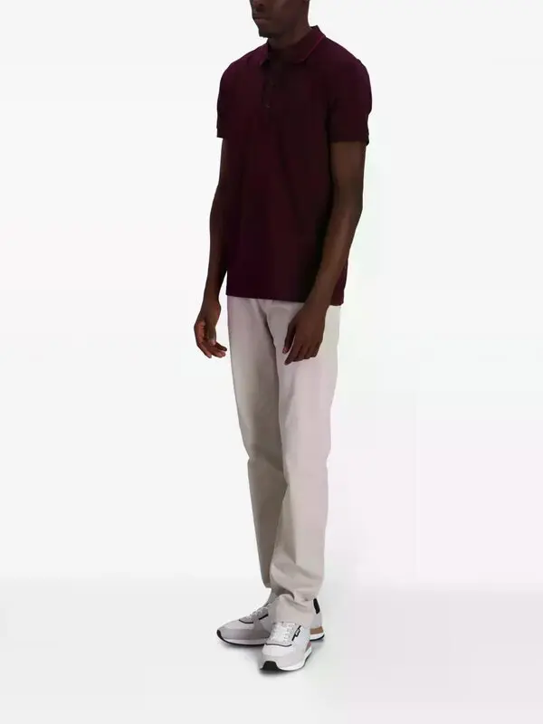 BOSS Mid-rise Stretch-cotton Chinos - Neutrals