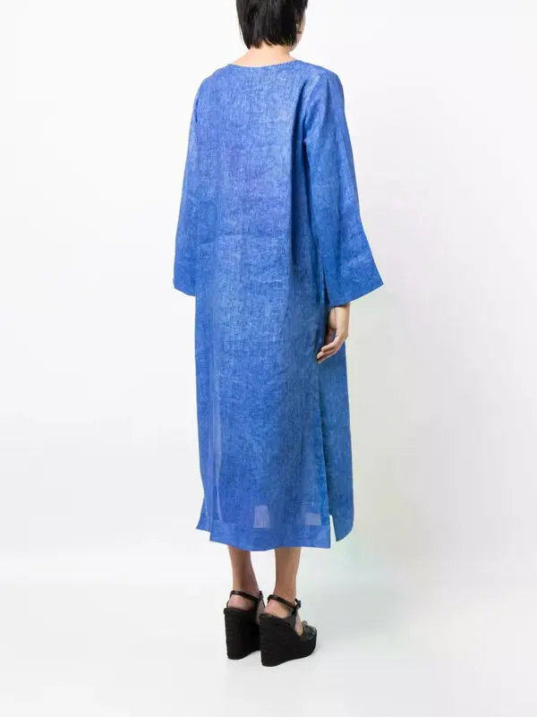 BAMBAH Lace-front Linen Kaftan