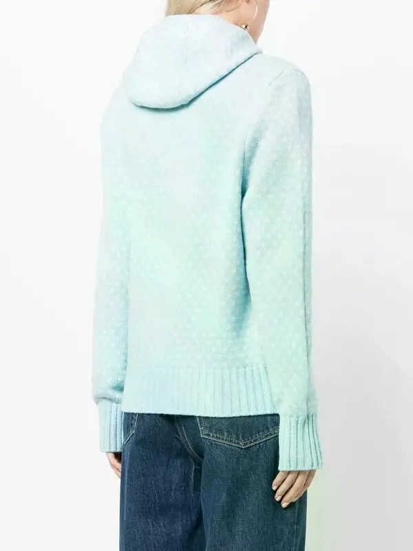 Maison Kitsuné Intarsia Knit Hoodie