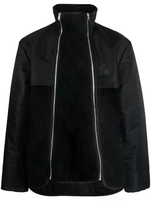 GMBH Jahan Logo-plaque Funnel-neck Jacket