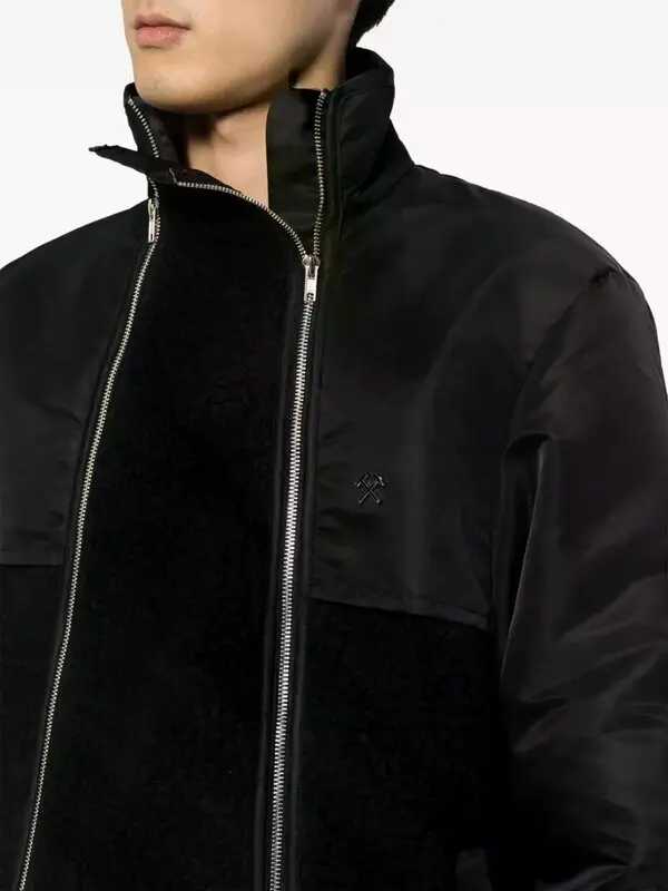 GMBH Jahan Logo-plaque Funnel-neck Jacket