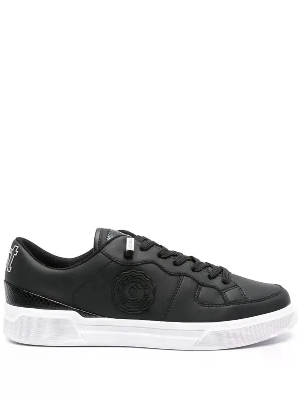 Just Cavalli Logo-patch Leather Sneakers