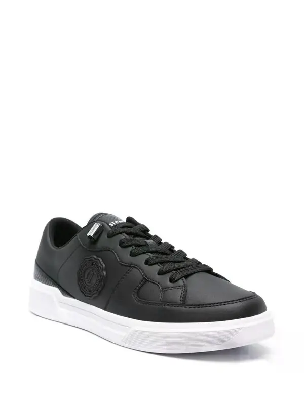 Just Cavalli Logo-patch Leather Sneakers