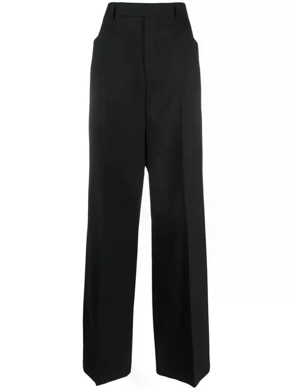 Rick Owens Tailored Pressed-crease Trousers