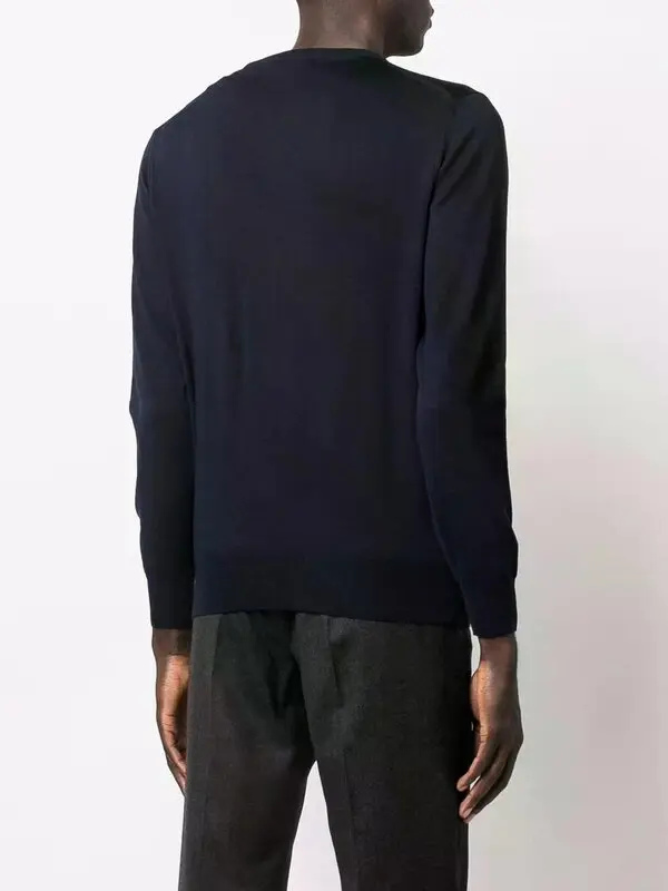 Canali Fine-knit Merino Wool Sweater