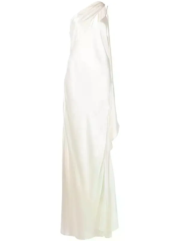 Michelle Mason Drape-panel Silk Gown
