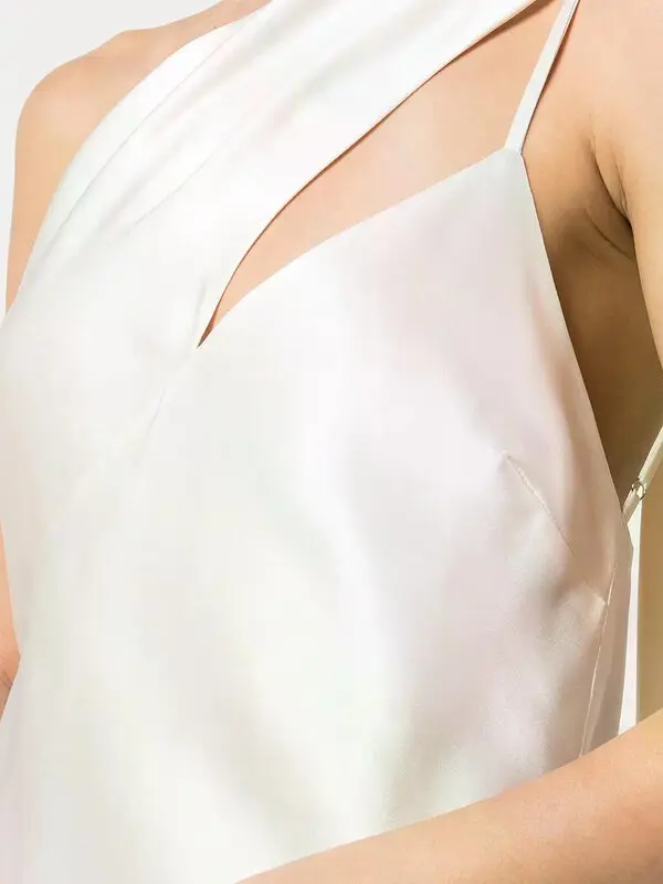 Michelle Mason Drape-panel Silk Gown