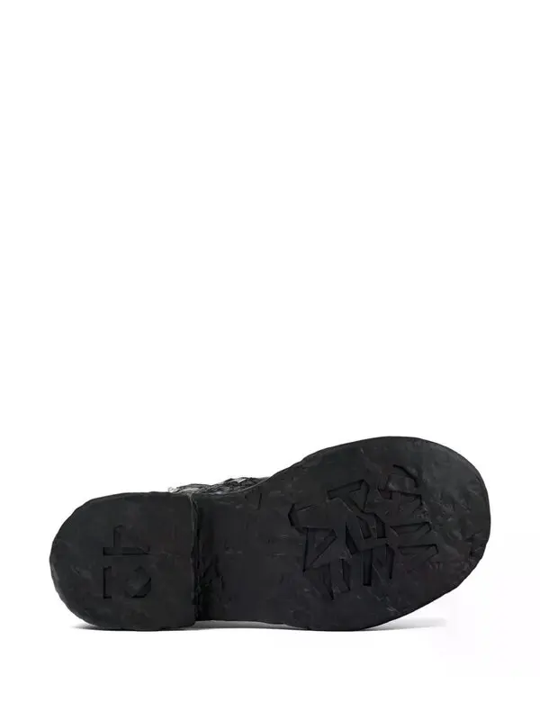 Camper Vámonos Crocodile-effect Ankle Boots