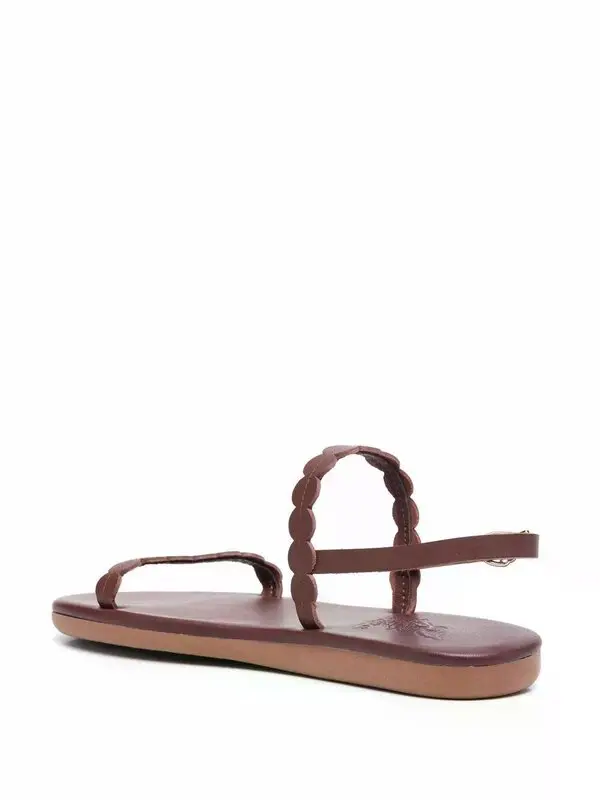 ANCIENT GREEK SANDALS Aroula Leather Sandals - Brown