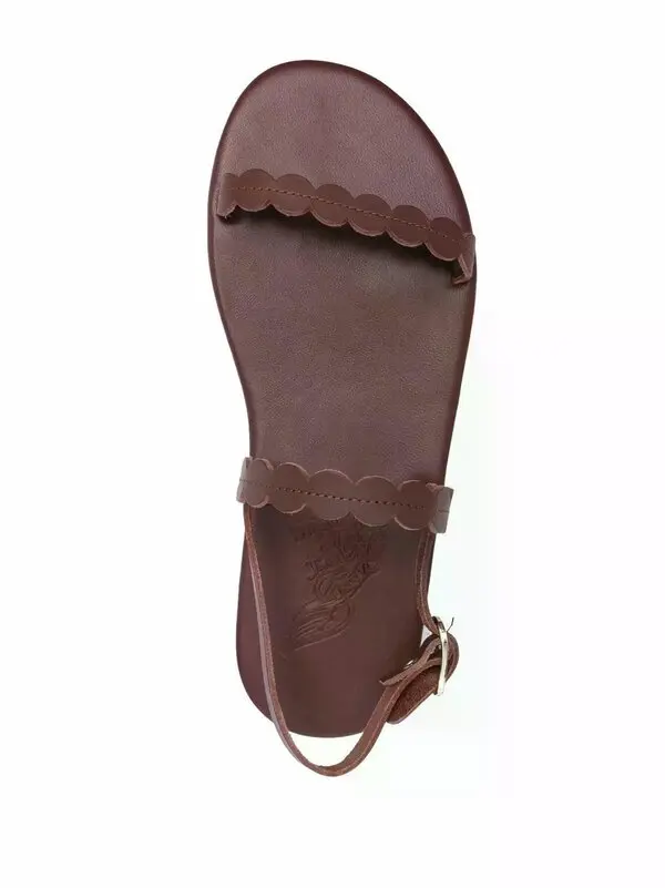 ANCIENT GREEK SANDALS Aroula Leather Sandals - Brown