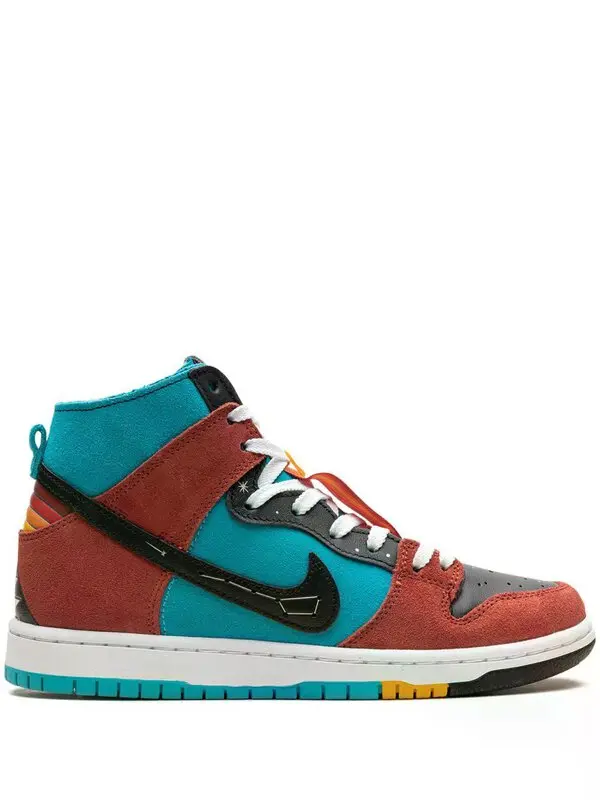 Nike X Di'orr Greenwood Sb Dunk High Sneakers - Blue