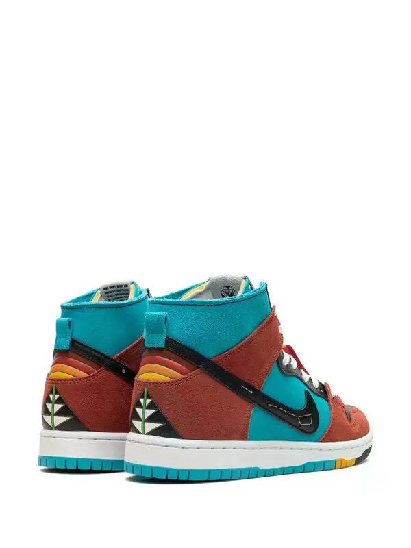 Nike X Di'orr Greenwood Sb Dunk High Sneakers - Blue