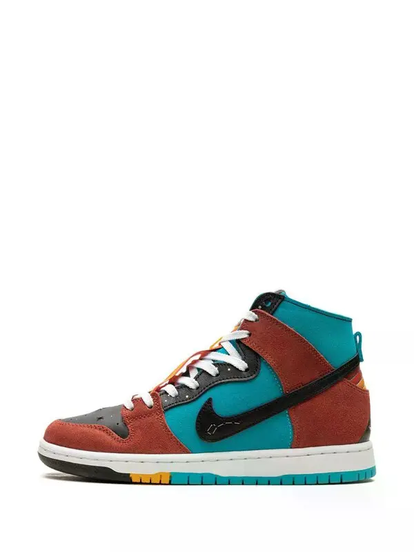 Nike X Di'orr Greenwood Sb Dunk High Sneakers - Blue
