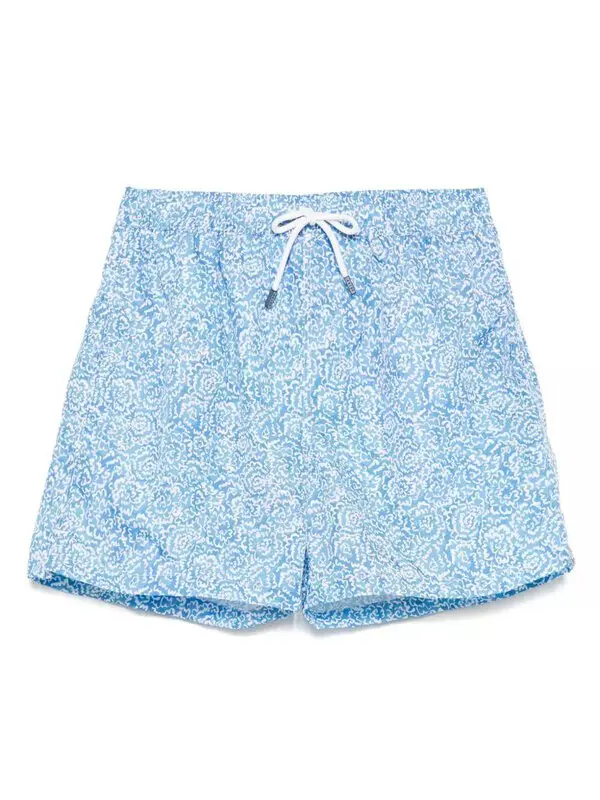 Fedeli Madeira Swim Shorts - Blue