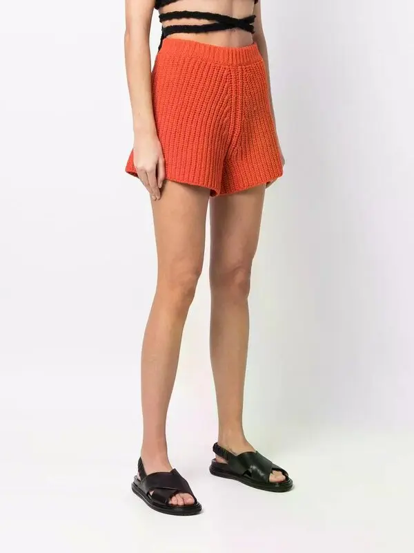 Alanui Chunky-knit Shorts