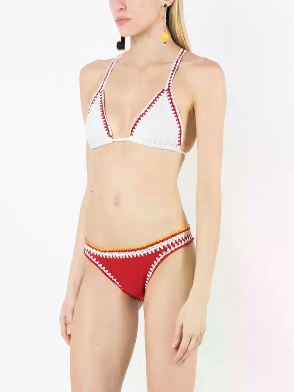 AMIR SLAMA Two-tone Design Bikini Set