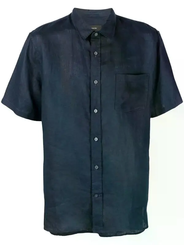 Vince Chest Patch-pocket Detail Shirt