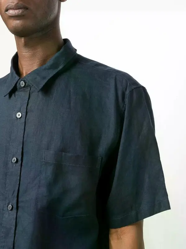 Vince Chest Patch-pocket Detail Shirt