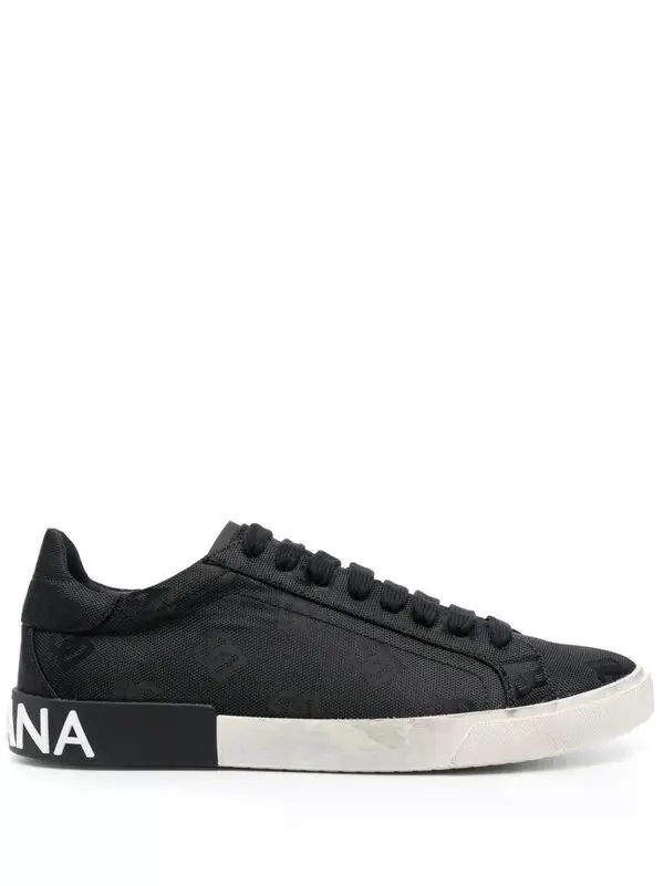 Dolce & Gabbana Portofino Canvas Sneakers