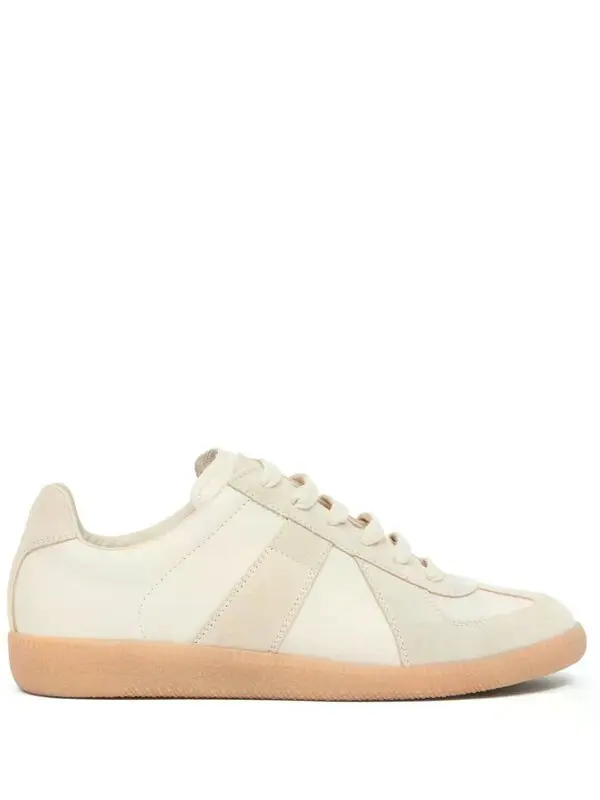 MAISON MARGIELA Replica Low-top Leather Sneakers - Neutrals