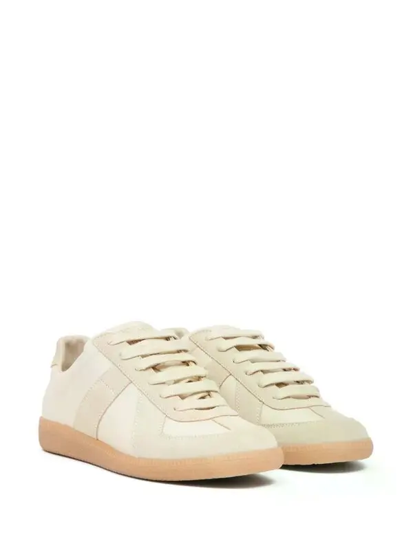 MAISON MARGIELA Replica Low-top Leather Sneakers - Neutrals