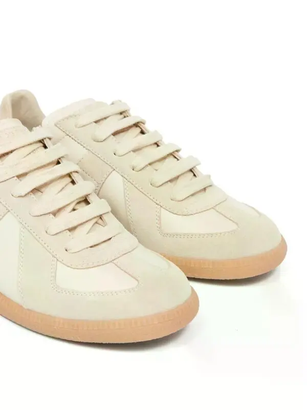 MAISON MARGIELA Replica Low-top Leather Sneakers - Neutrals