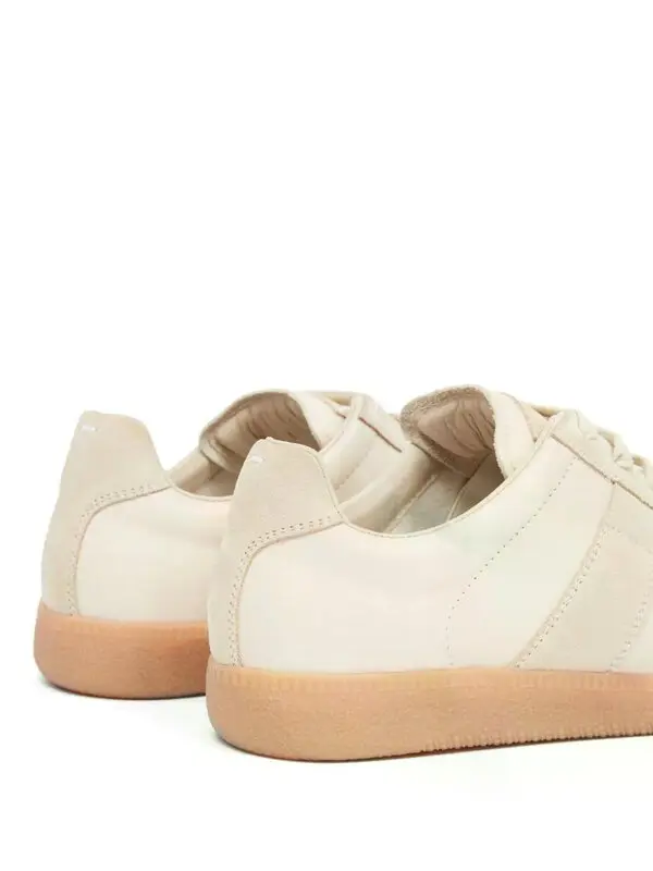 MAISON MARGIELA Replica Low-top Leather Sneakers - Neutrals