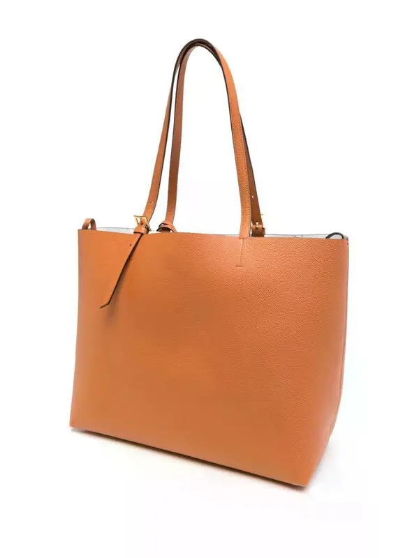 Mcm Himmel Logo-embossed Leather Bag - Brown