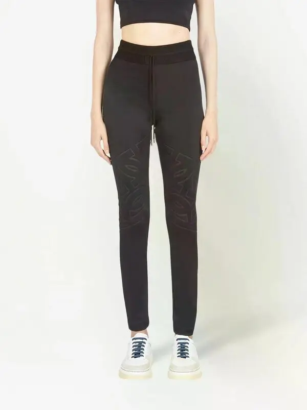 FERRAGAMO Logo-detail Drawstring Leggings