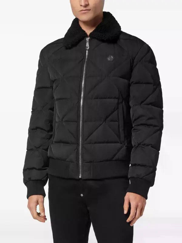 Philipp Plein Shearling Padded Jacket