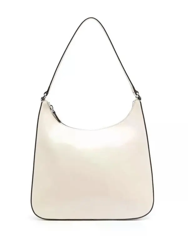 Staud Alec Leather Shoulder Bag - Neutrals