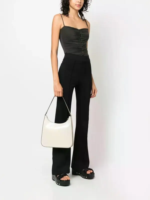 Staud Alec Leather Shoulder Bag