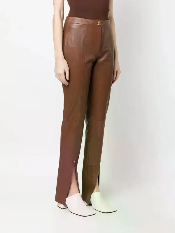 AERON Elm Lambskin Trousers
